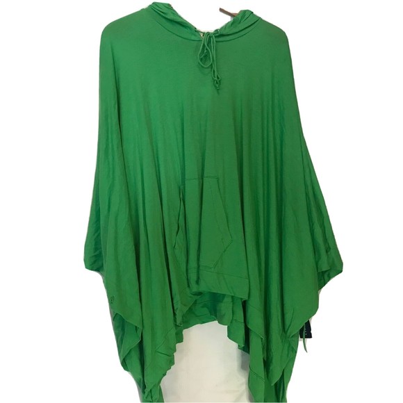 Ralph Lauren | Sweaters | New Ralph Lauren Lime Green Hooded Poncho ...